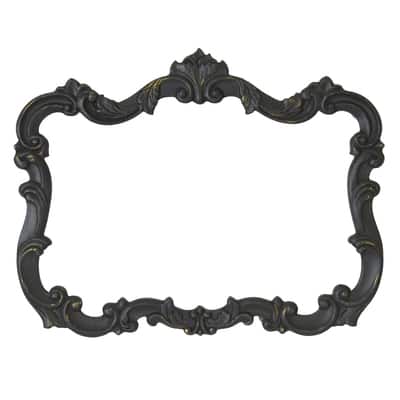 Distressed Black Ornate Rectangle Wall Frame by Ashland® | Michaels