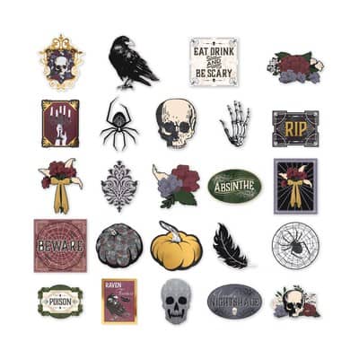 Halloween Ephemera Glam Goth Die Cut Shapes by Recollections™ | Michaels