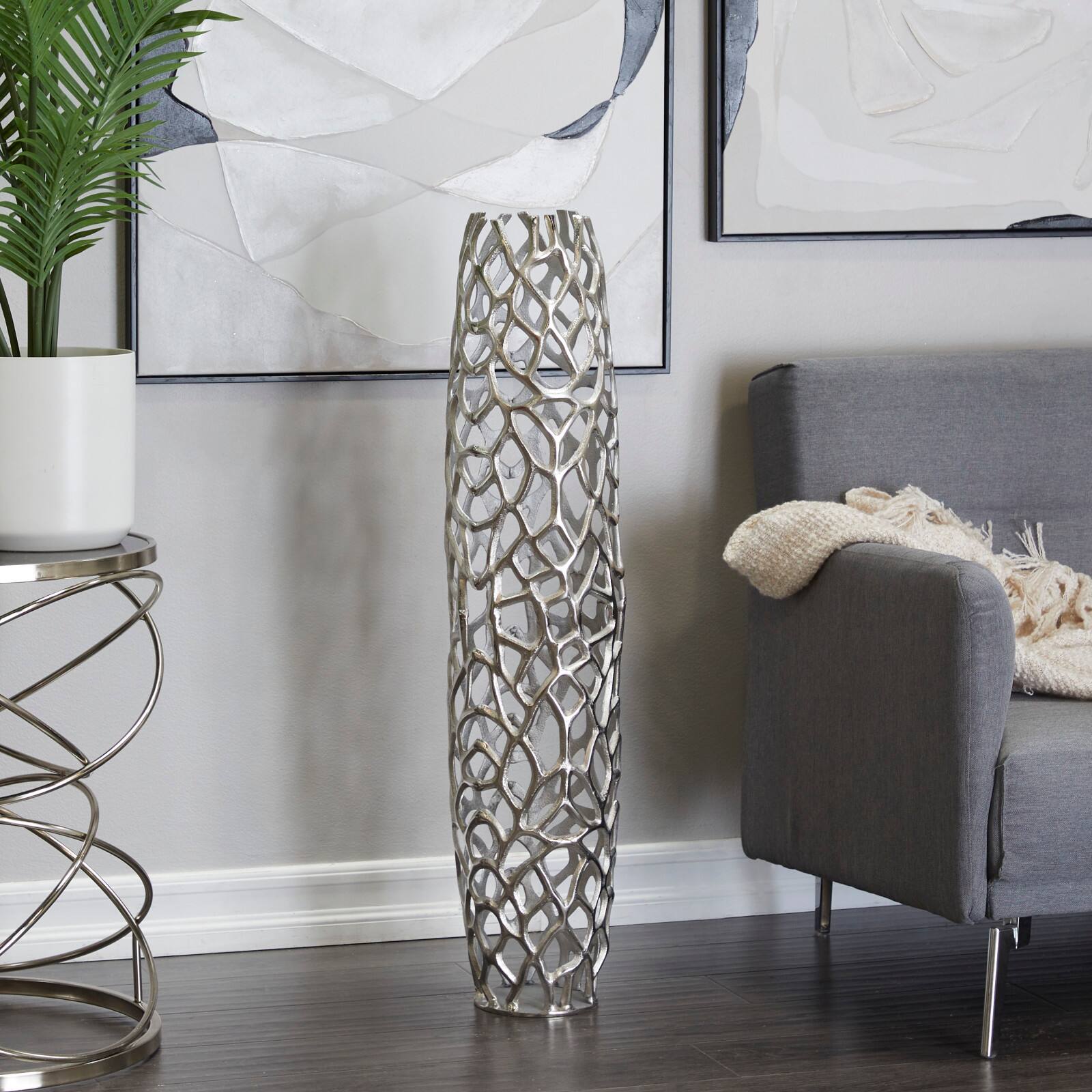 Aluminum Coral Contemporary Vase | Michaels
