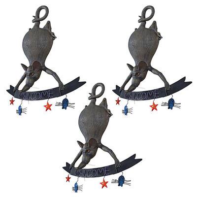 Design Toscano Metal Welcome Rat Wall Sculptures, 3ct. | Michaels