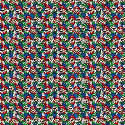 Nintendo® Packed Mario & Luigi Cotton Fabric | Michaels