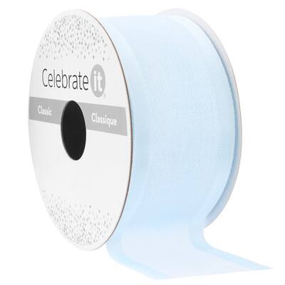 1.5" x 3yd. Light Blue Satin Ribbon by Celebrate It™ Classic | Michaels