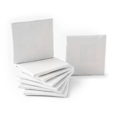 Buy in Bulk - 12 Packs: 8 ct. (96 total) 2" x 2" Mini Canvas Panels by ...