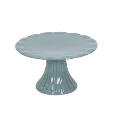 4.5" Gray Stoneware Cake Stand by Ashland® | Michaels