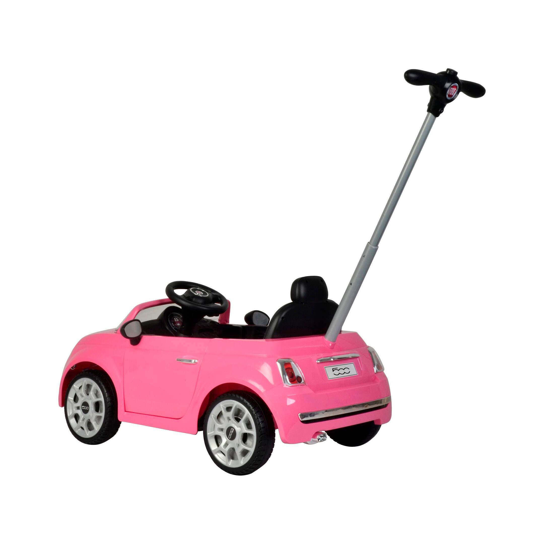 Best Ride On Cars™ Pink Fiat Push Car Stroller | Michaels