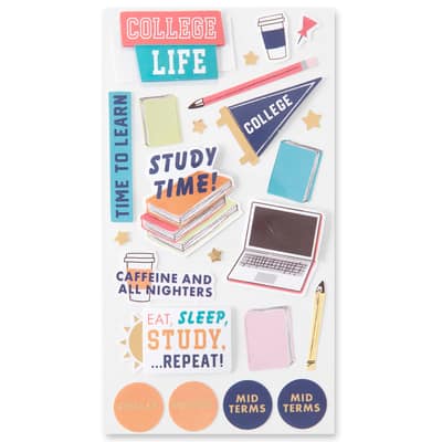 College Dimensional Stickers by Recollections™ | Michaels