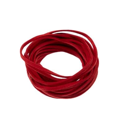 2.7mm Faux Suede Cording Bead Landing™, Color: Red | Michaels