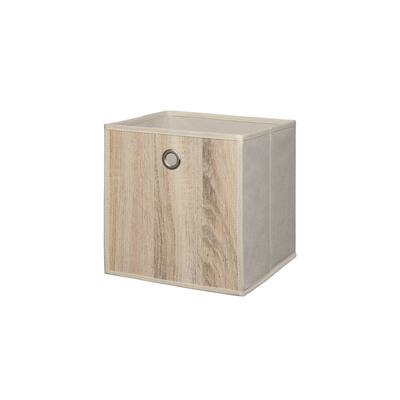 Organize It All Faux Wood Storage Cube | Michaels