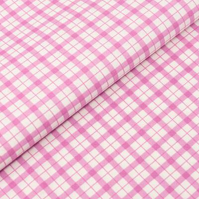 SINGER Pink Check Cotton Fabric | Cotton & Cotton Blend Fabric | Michaels