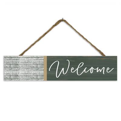 17" Welcome Outdoor/Indoor Hanging Sign | Michaels