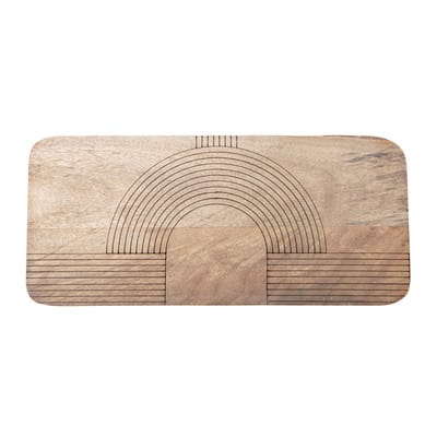 Mango Wood Cheese/Cutting Board With Engraved Rainbow | Michaels