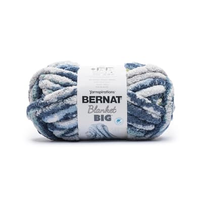 Bernat® Blanket Big™ Yarn, Color: Blue Splash | Michaels