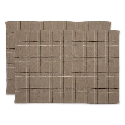 DII® Stone Variegated Plaid Recycled Yarn Rug Set, 2ft. x 3ft. | Michaels