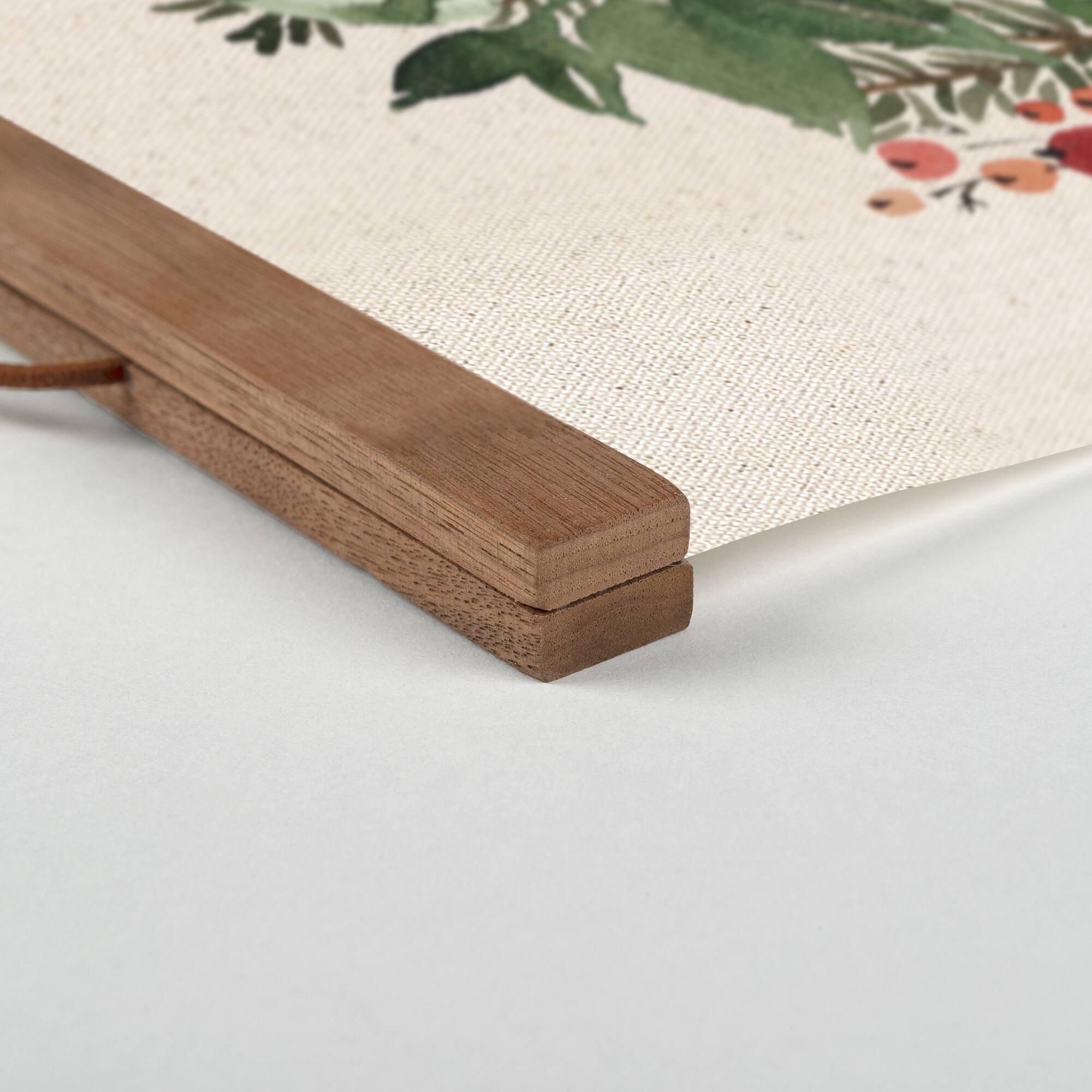 Vintage Santa Teak Hanging Canvas | Michaels