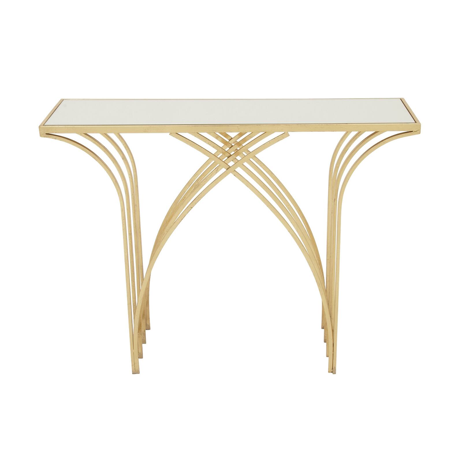 3.5ft. Gold Metal Modern Console Table | Michaels