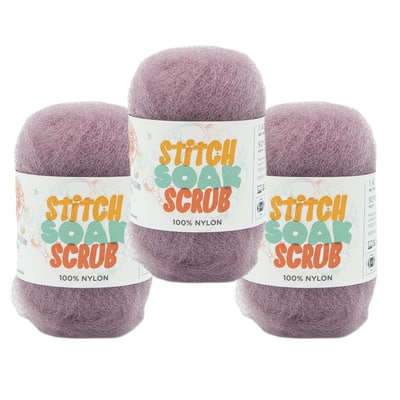 3 Pack Lion Brand® Stitch Soak Scrub Yarn | Michaels