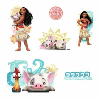 RoomMates Disney Moana & Friends Peel & Stick Wall Decals | Michaels