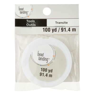 Buy in Bulk - 12 Pack: Clear Transite Cord by Bead Landing™ 100yd ...