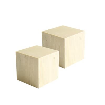 Hygloss® 2" Wooden Blocks, 2ct. | Michaels