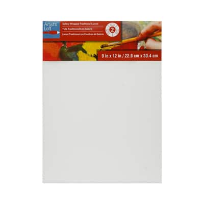 Level 2 Gallery Wrapped Traditional Canvas by Artist's Loft®, Size: 9 ...