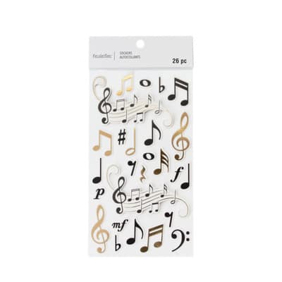 Music Dimensional Stickers by Recollections™ | Michaels