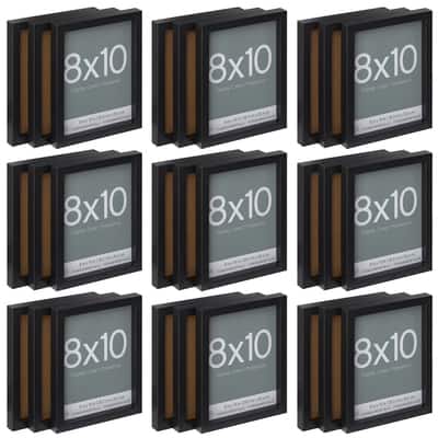 Buy in Bulk - 9 Packs: 3 ct. (27 total) Black Fundamentals 8" x 10 ...