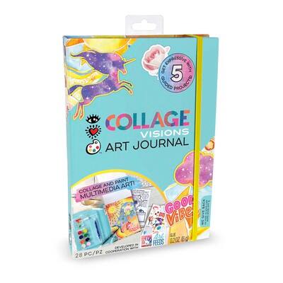 Bright Stripes Collage Visions Art Journal | Michaels