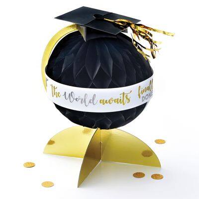 10" Globe Graduation Honeycomb Centerpiece, 2ct. | Michaels