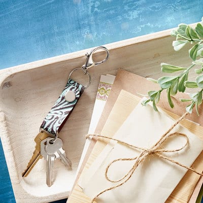 Dual Leather Keychain | Projects | Michaels