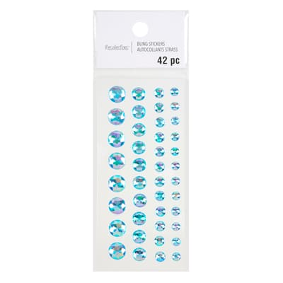 Adhesive Backed Iridescent Rhinestones by Recollections™ | Michaels