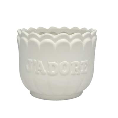 5.75" J'Adore DIY Ceramic Flower Vase by Make Market® | Michaels