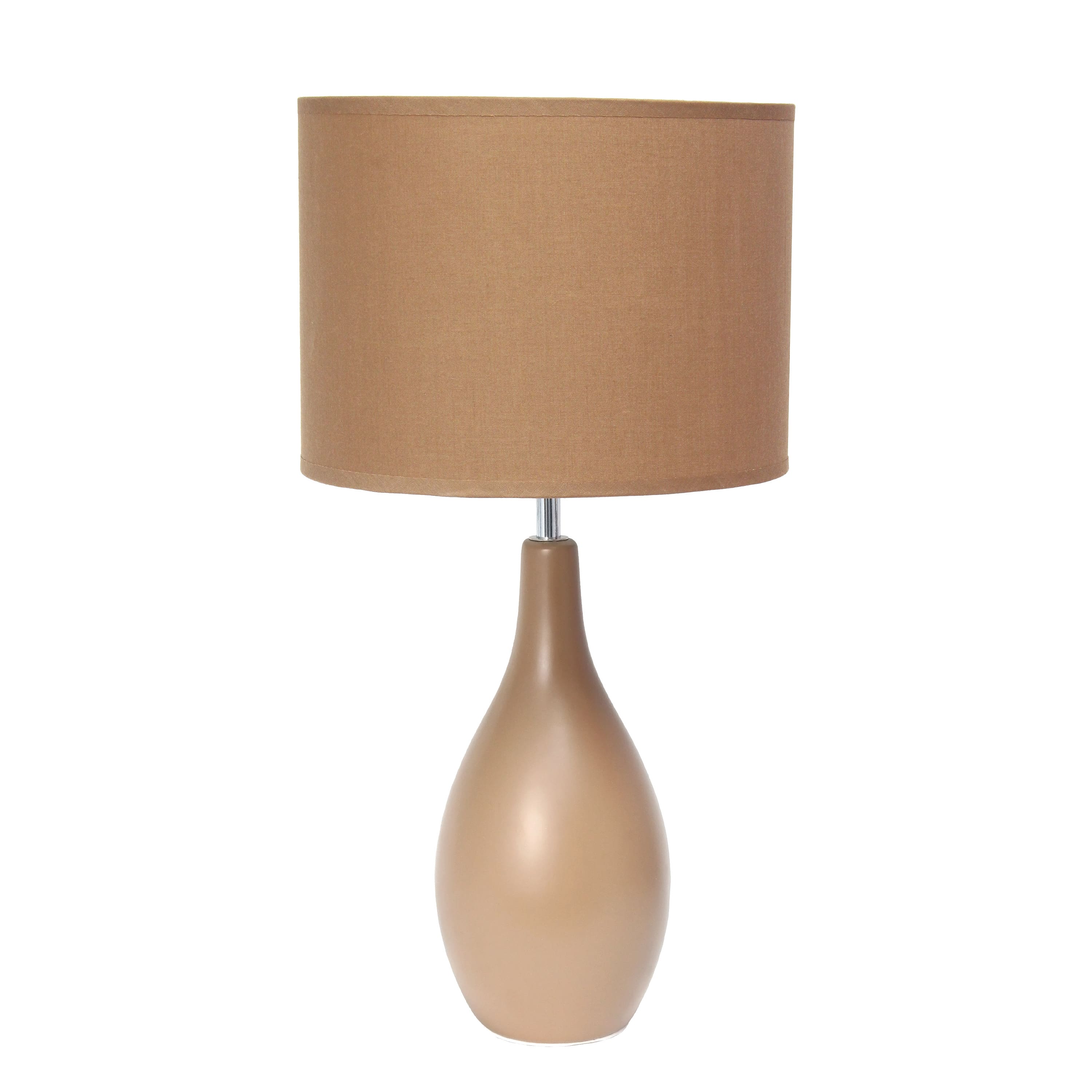 Creekwood Home Essentix 18.1" Light Brow Dewdrop Table Lamp | Michaels