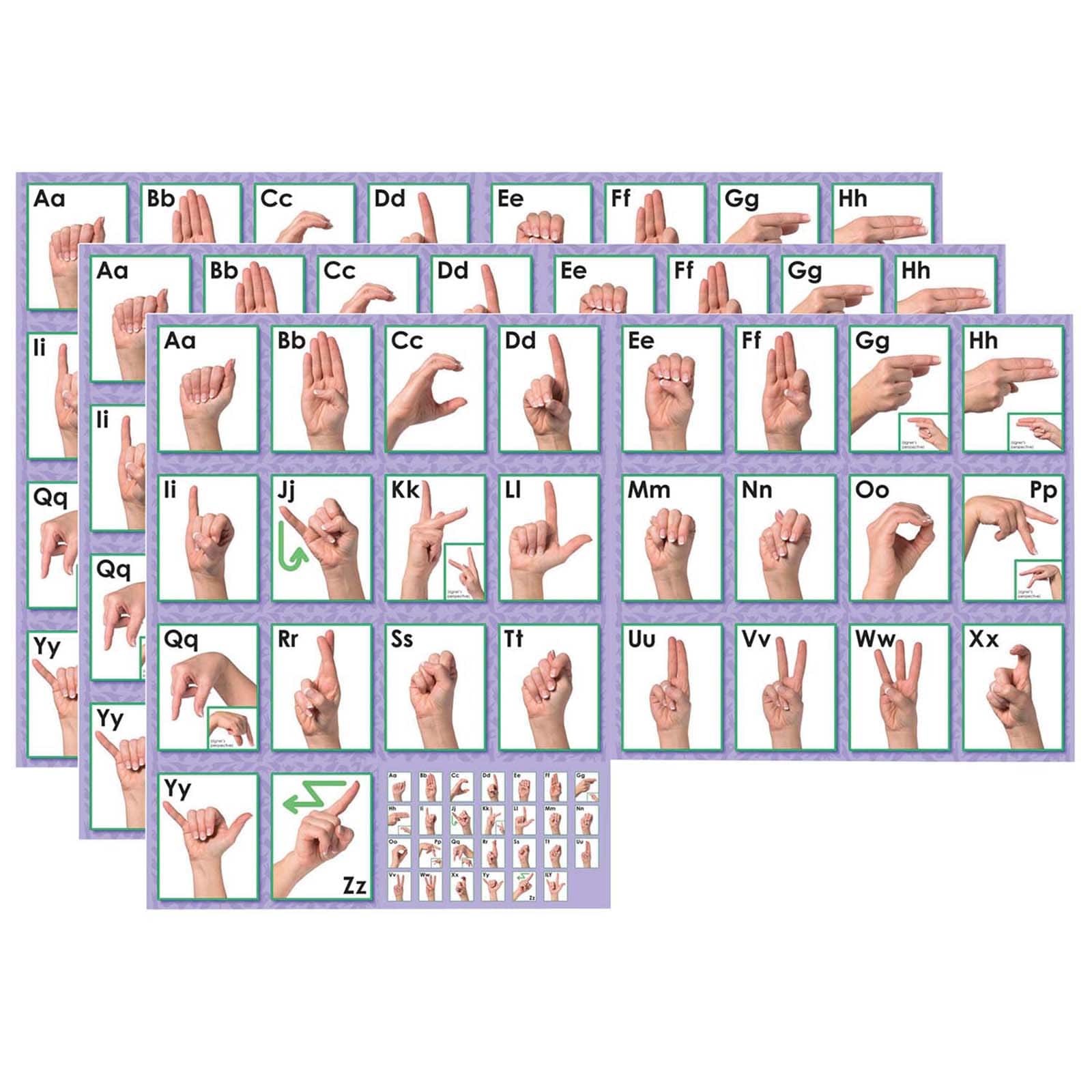 North Star Teacher Resource American Sign Language Alphabet Bulletin ...