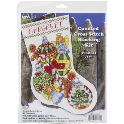 Design Works™ Ornaments Counted Cross Stitch Stocking Kit | Michaels