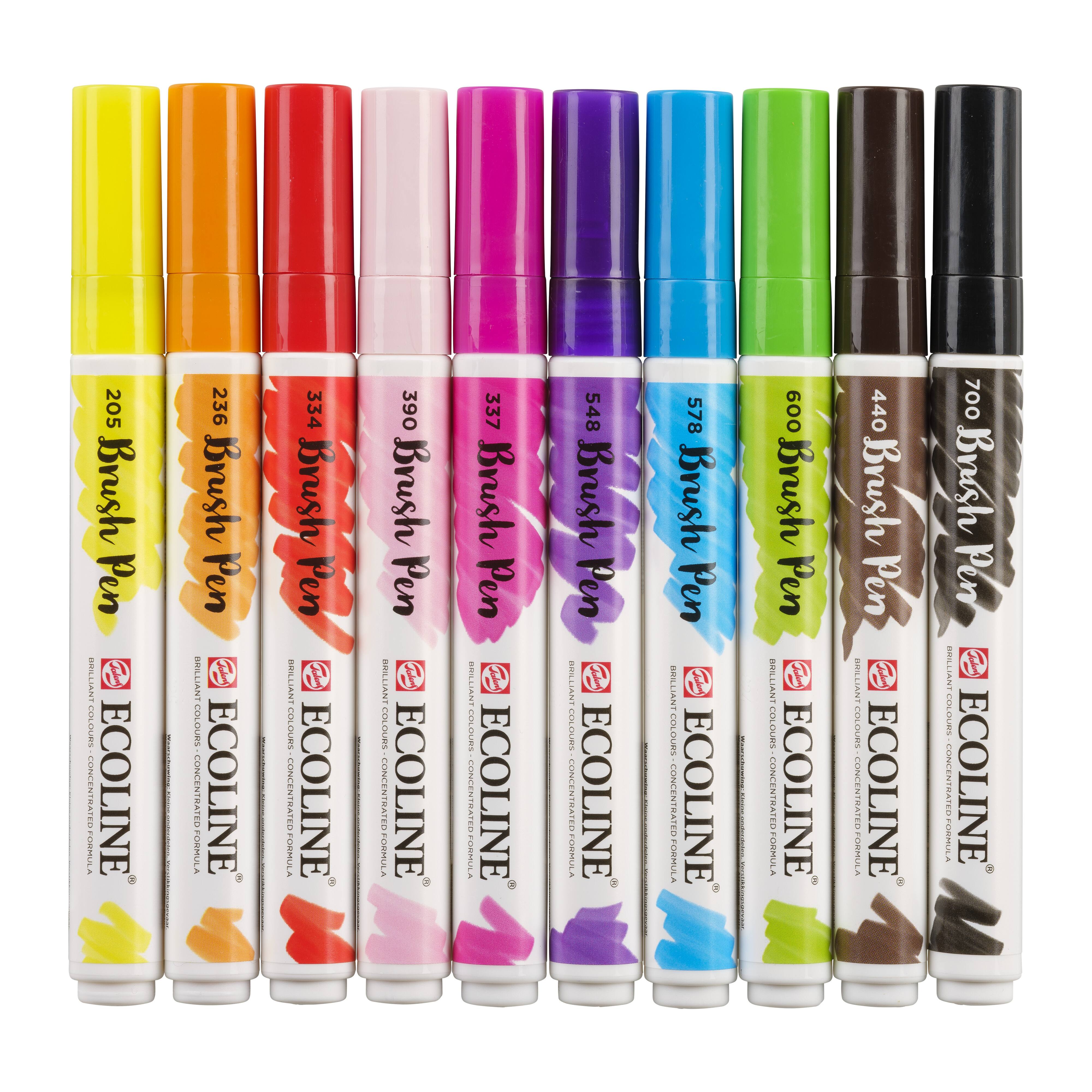 Ecoline™ Bright Colors Brush Marker Set | Michaels