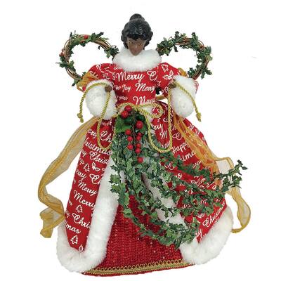 Santa's Workshop 16" Red Angel Tree Topper | Michaels