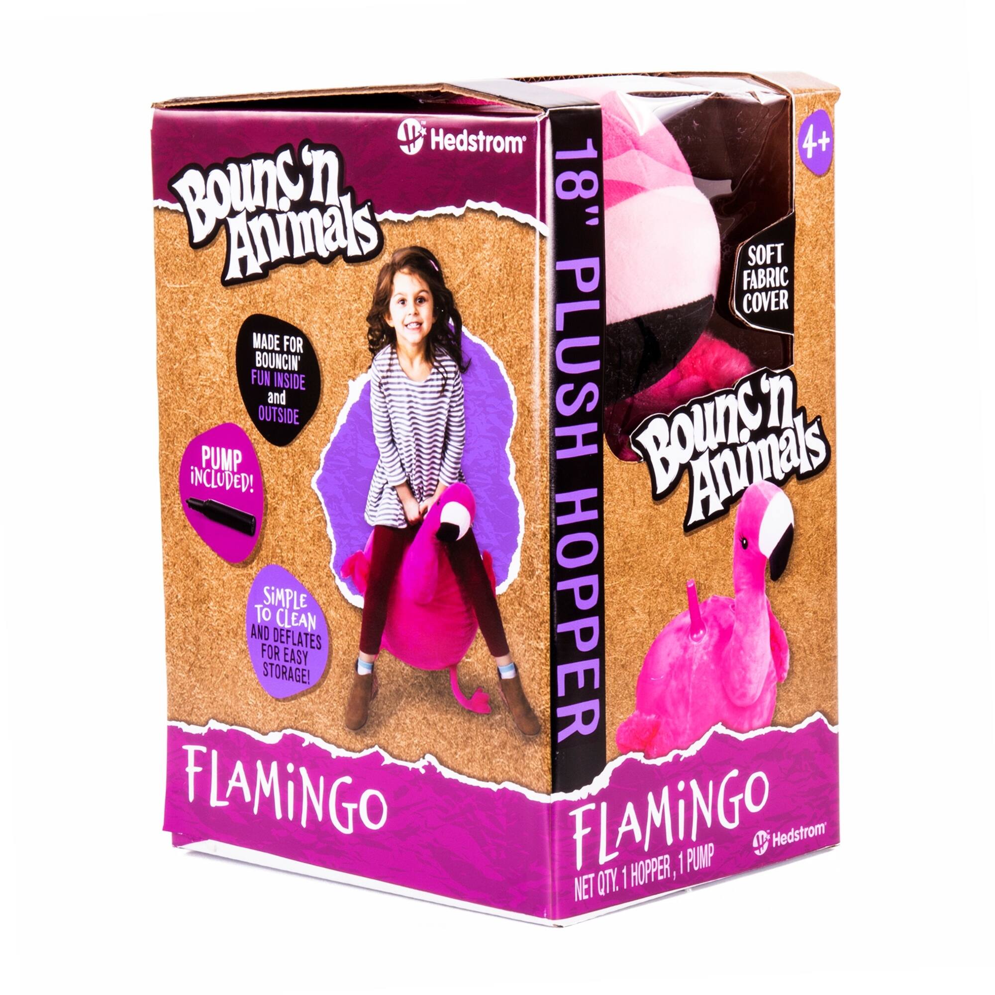 Hedstrom 18" Plush Flamingo Hopper Ball With Pump | Riding Toys | Michaels