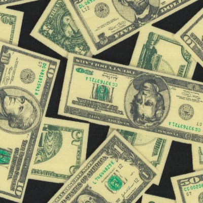 Robert Kaufman Money US Dollars Cotton Fabric | Michaels