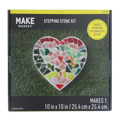 10" Heart Stepping Stone Kit by Make Market® | Michaels