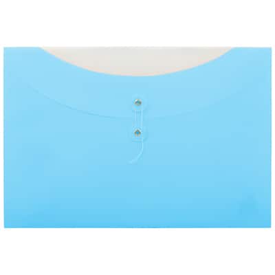 JAM Paper Letter Booklet Plastic Envelopes with Button & String Tie Closure, 12ct. | Envelopes ...