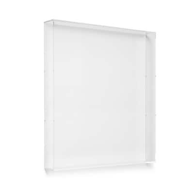 Wexel Art 2" UV Grade Clear Acrylic Backless Shadowbox Lid , Size: 20 ...