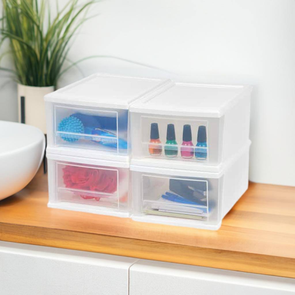 Iris® Small Stacking Drawer, 4 Pack | Michaels