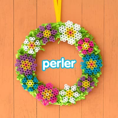 Spring Perler™ Flower Wreath | Projects | Michaels