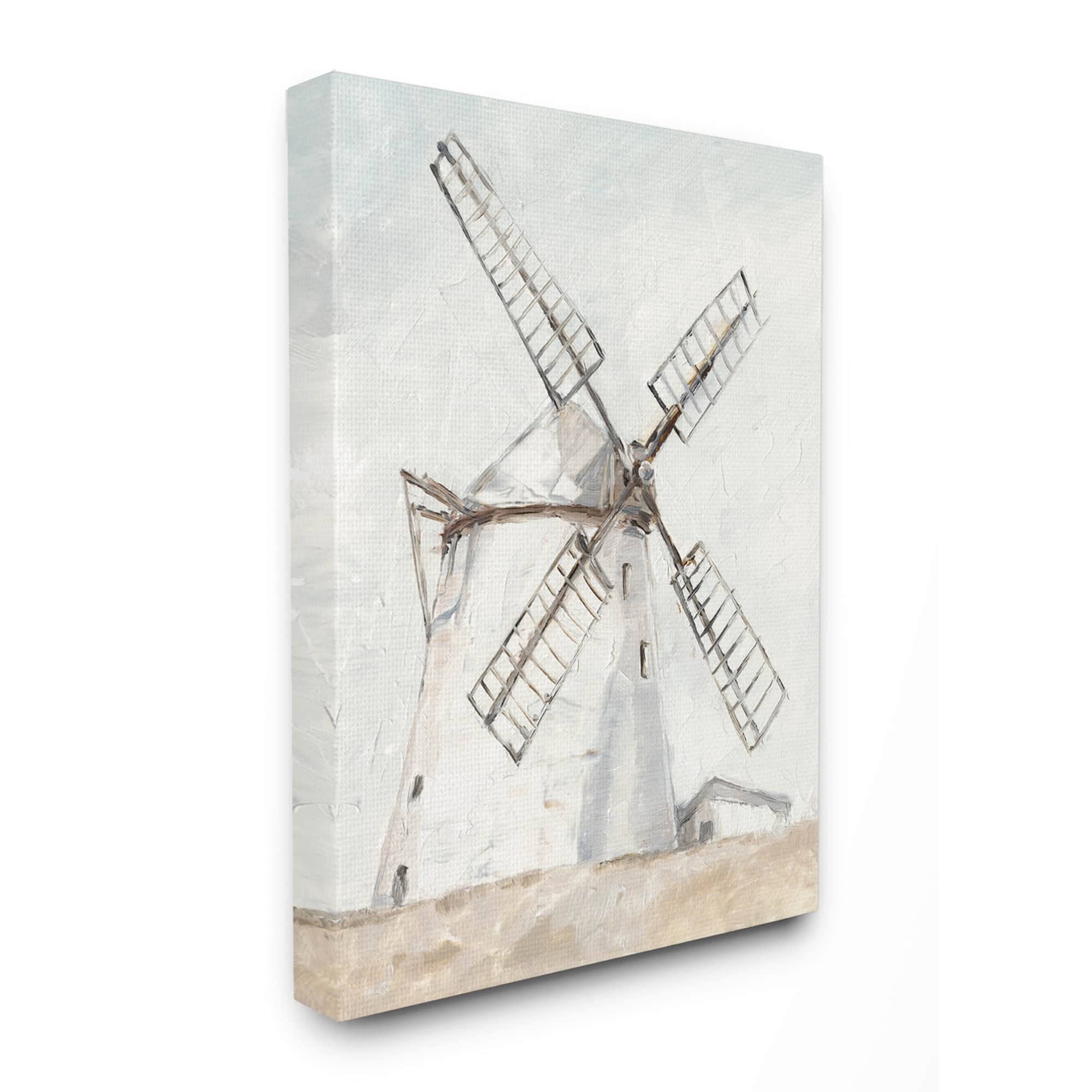 Stupell Industries Windmill Farm Landscape Wall Accent | Canvas Art ...