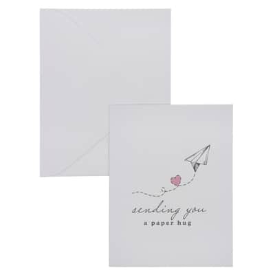 Paper Hug Blank Greeting Card Set by Celebrate It™ | Michaels
