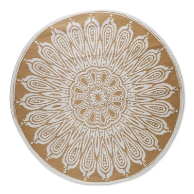 DII® Round Sunflower Outdoor Rug, 5ft. | Michaels