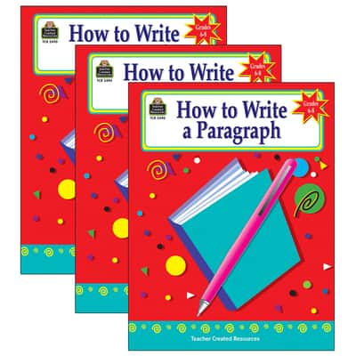 Teacher Created Resources How to Write a Paragraph Activity Book Grade ...