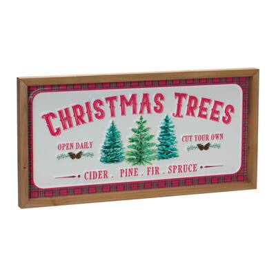 Christmas Tree Wall Signs, 2ct. | Michaels
