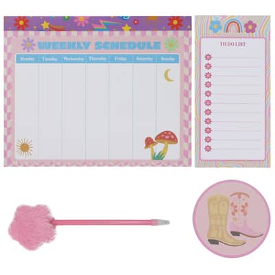 Retro Weekly Planner Set by Fab Finds | Michaels