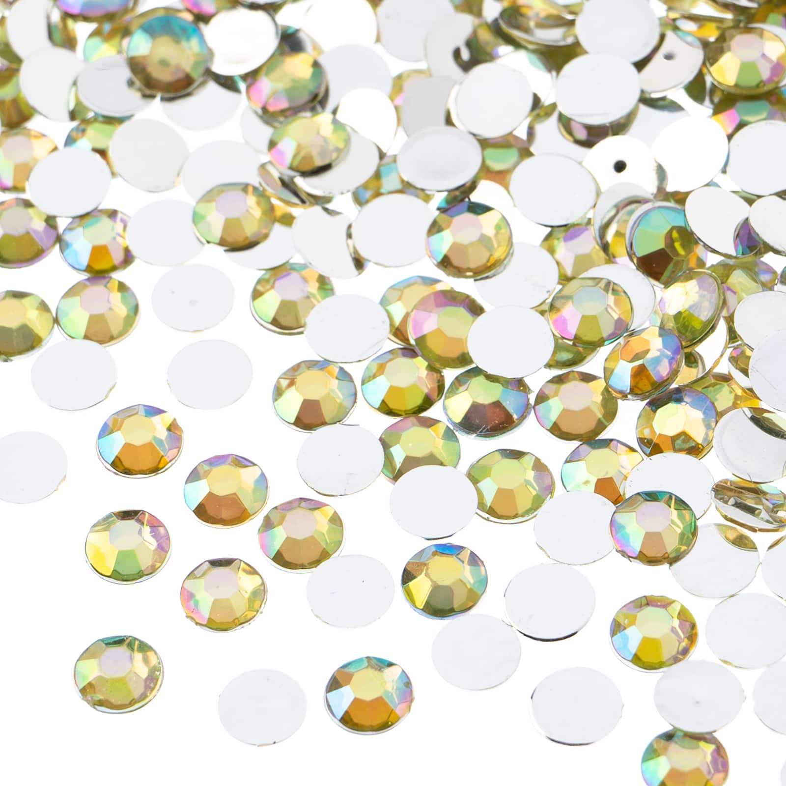 John Bead 6mm Acrylic Round Flat Back Rhinestones, 1,000ct. | Michaels